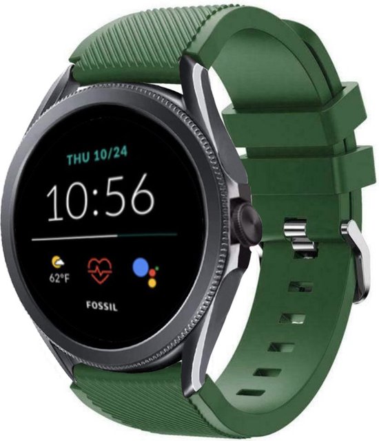 Siliconen Smartwatch bandje - Geschikt voor Fossil Gen 5e - 44mm ...