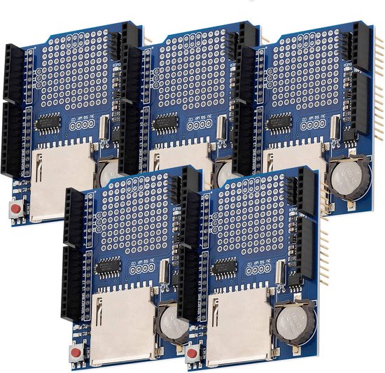 AZDelivery 5 x Data Logger Module Gegevensrecorder Schild compatibel ...