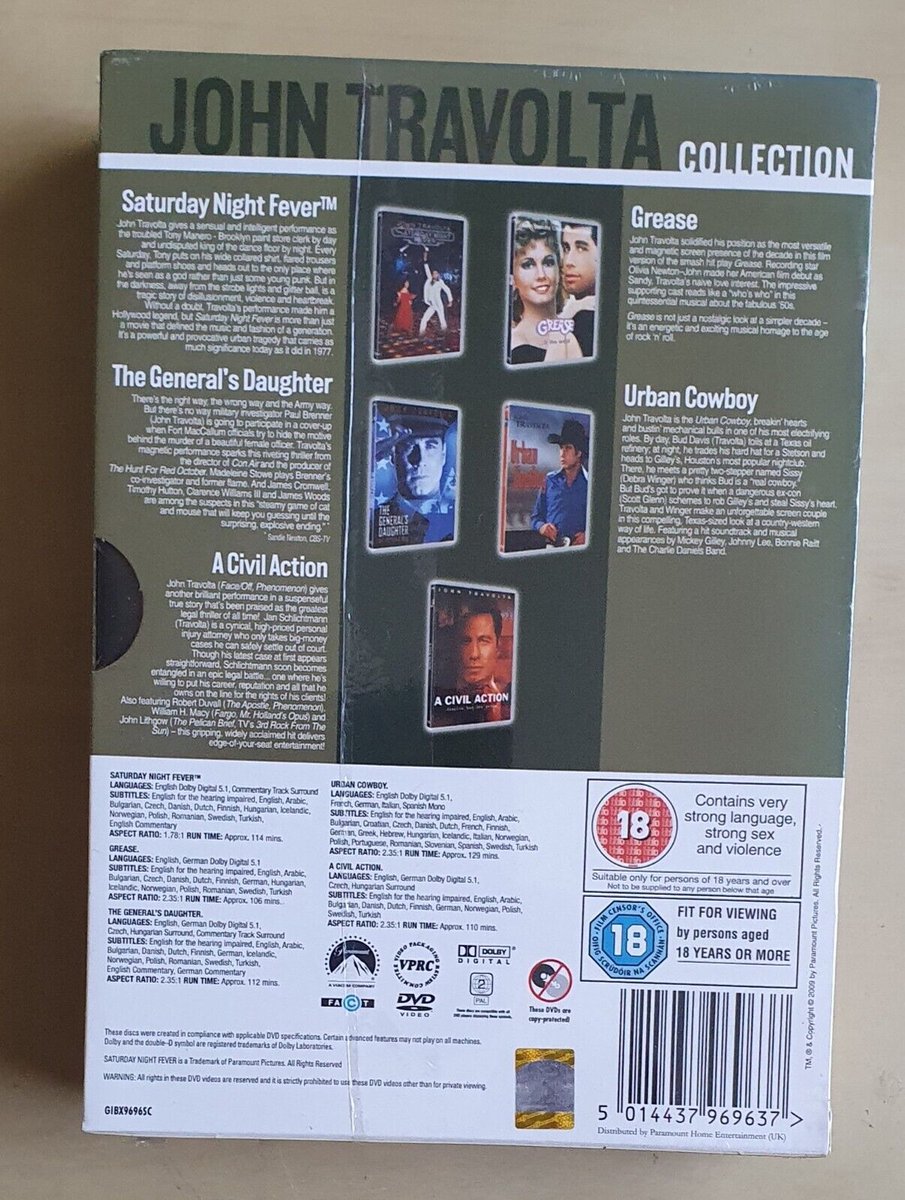 John Travolta Collection (Dvd), Debra Winger, Scott Glenn, Madolyn Smith, Barry Corbin... | bol.com