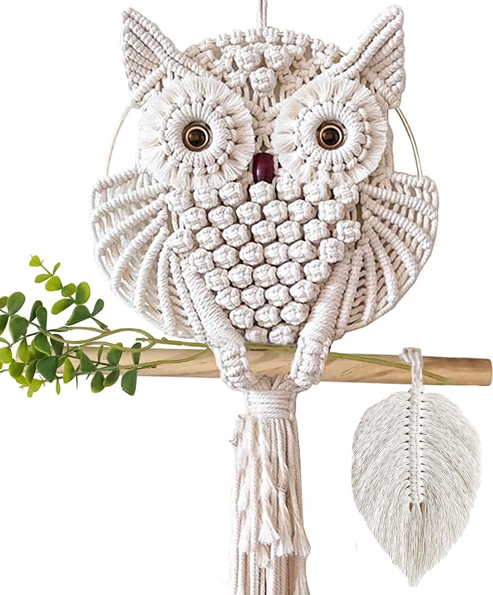 Macramé Wandkleed UIL Design - Bohemian Wandtapijt - Wandhanger ...