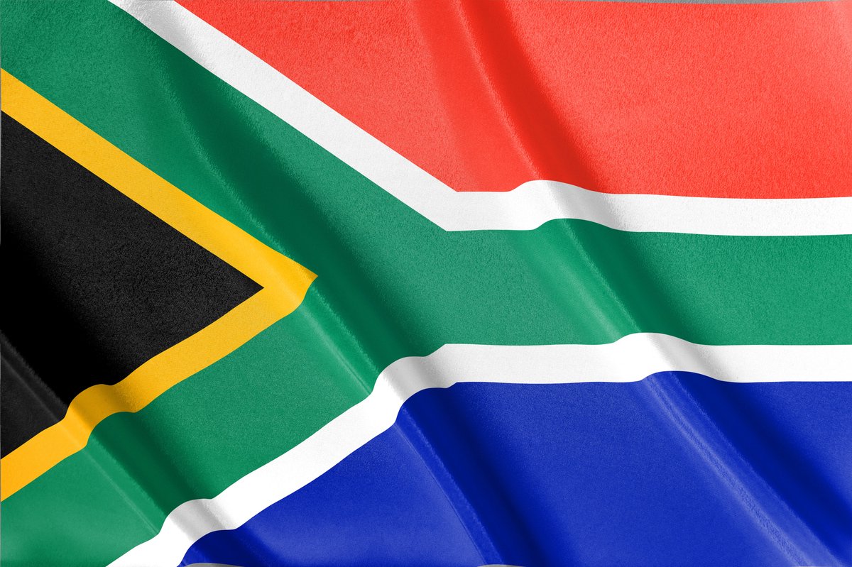 Vlag Zuid-Afrika | Alle Afrikaanse vlaggen | 52 soorten vlaggen ...