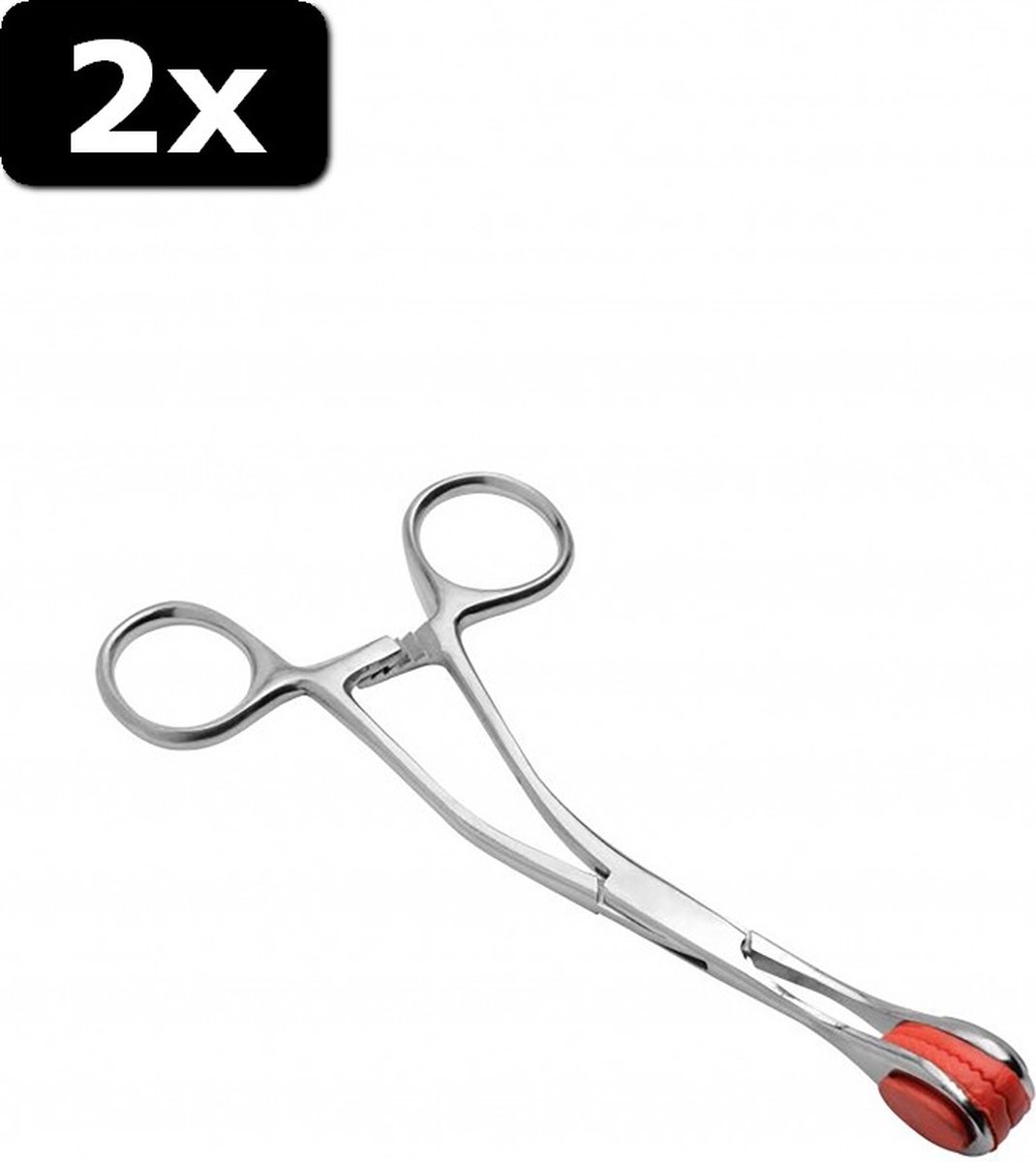 2x Stainless Steel Forceps | bol.com
