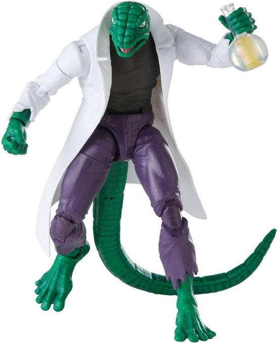 Lizard - Spider-Man Marvel Legends Retro Action Figure (15 cm) | bol.com