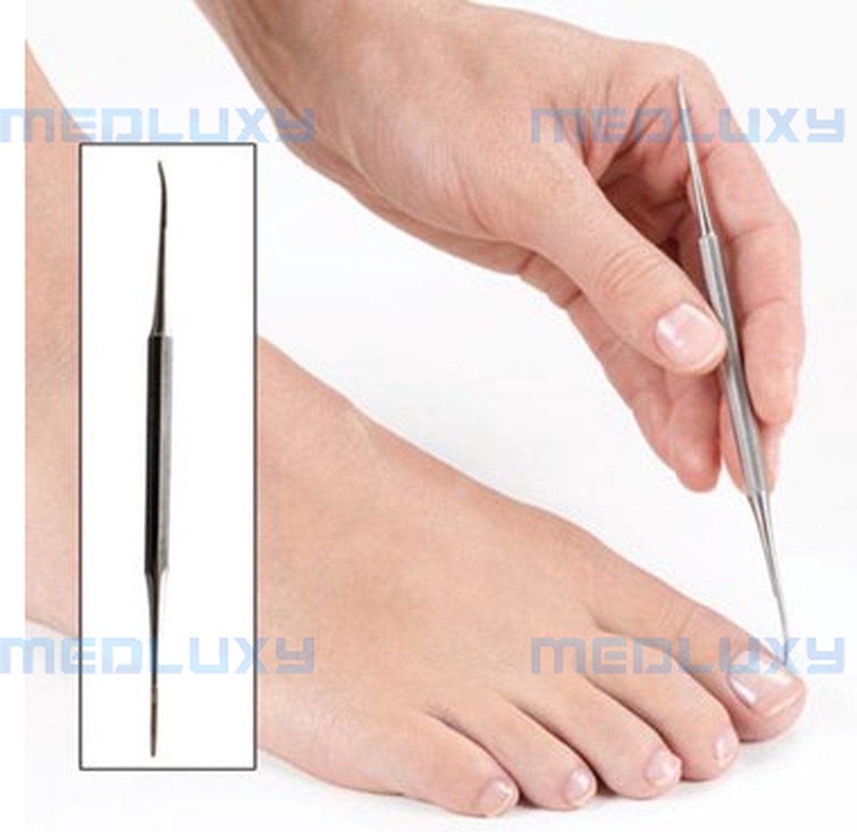 MEDLUXY Pro - Hoekvijl / Hoekvijl gebogen - 14 cm - Combinatie ...