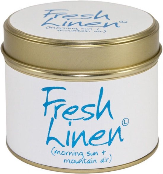 Lily flame Fresh Linen Geurkaars | bol.com