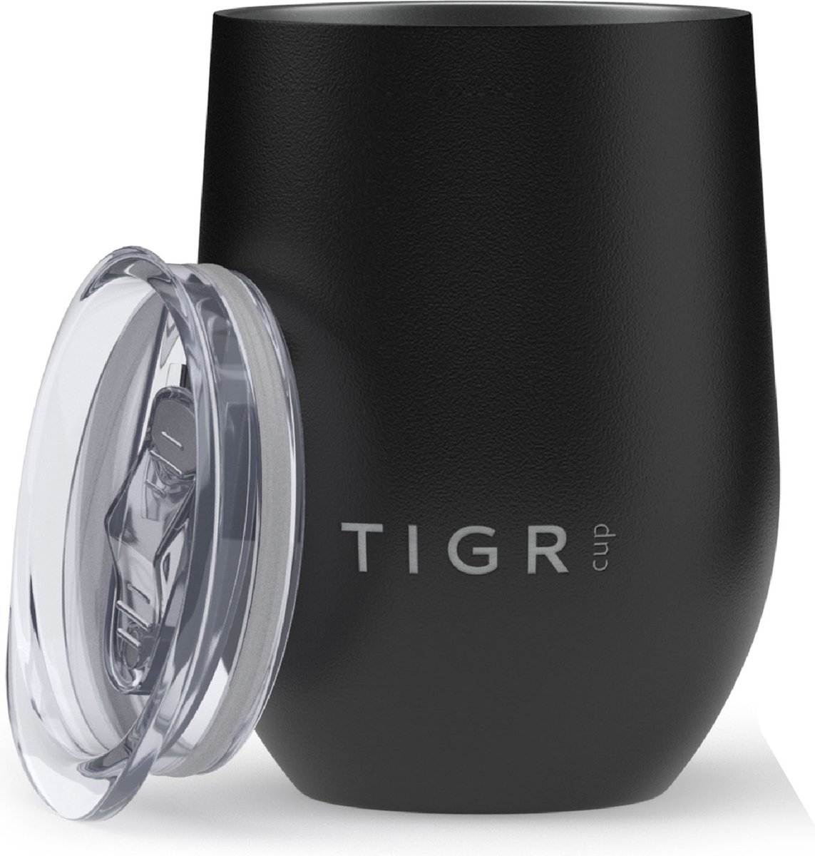 TIGR Cup - Drinkbeker - Thermosbeker - Koffie en Thee - 350ml - Zwart | bol