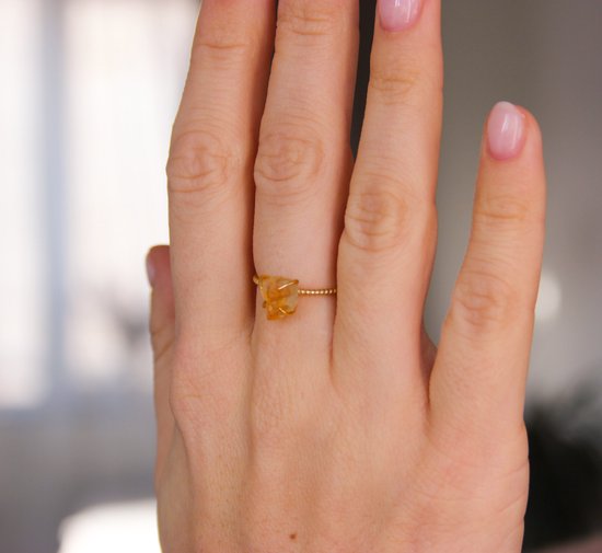 Starlyte Lyra Ring Citrien - edelstenen ring - birthstone ...