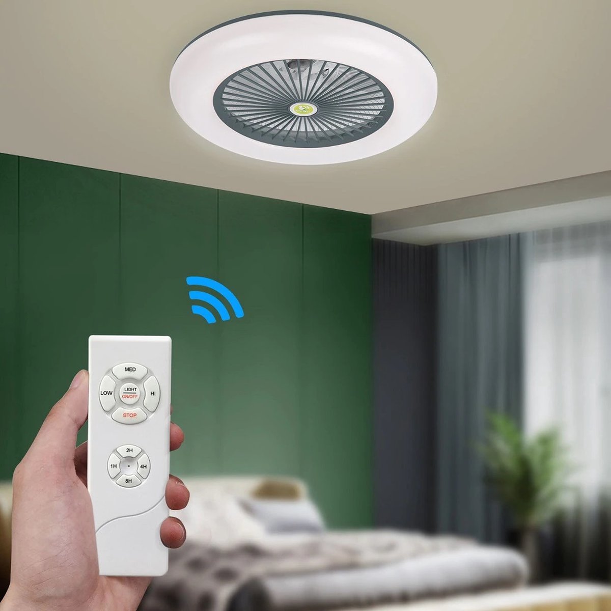 Smart Plafond Ventilator | Afstandsbediening en APP | Plafondventilator ...