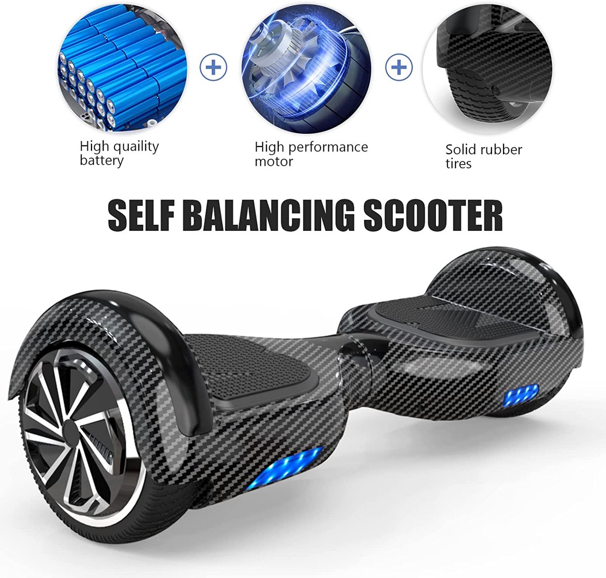 Mega Motion Hoverboard Met Hoverkart - Oxboard - 15 km/h - Bluetooth ...