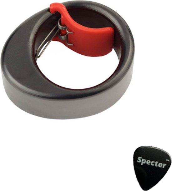 Specter Black Mountain Gitaar Slide Ring Met Specter Plectrum | bol