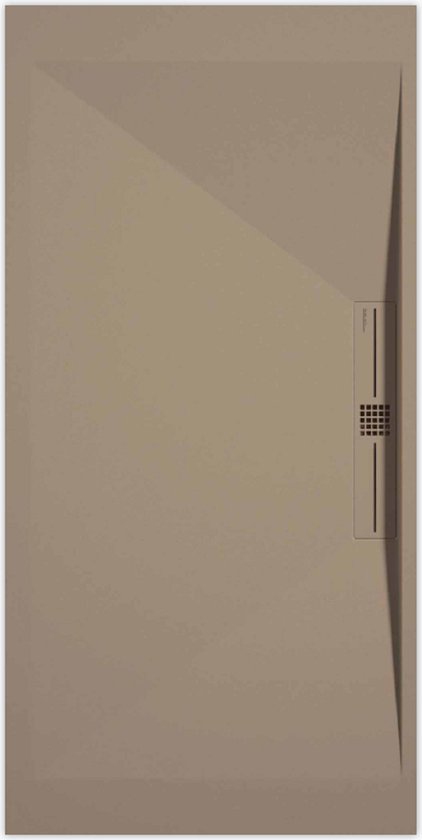 Sanifun douchebak Stone Side Moka Smooth 1100 x 800 P | bol.com