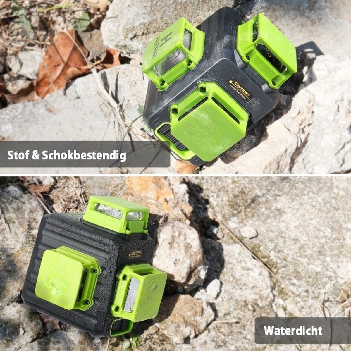 Amerce Zelfnivellerende Kruislijnlaser - Met 12 Lijnen - Bouwlaser ...