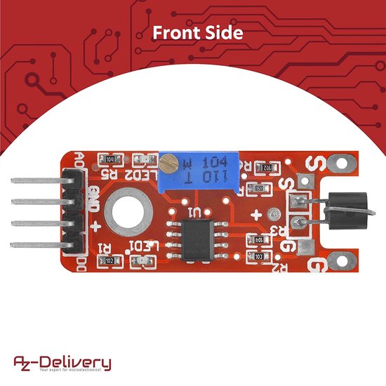 AZDelivery Touch Sensor Module KY-036 compatibel met Arduino Inclusief ...