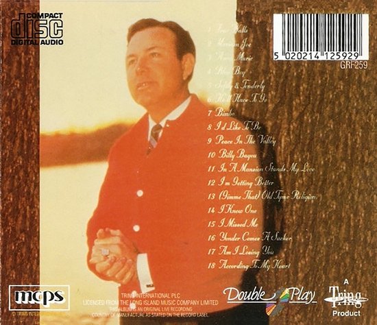 Jim Reeves - Pease In The Valley, Jim Reeves | Muziek | bol