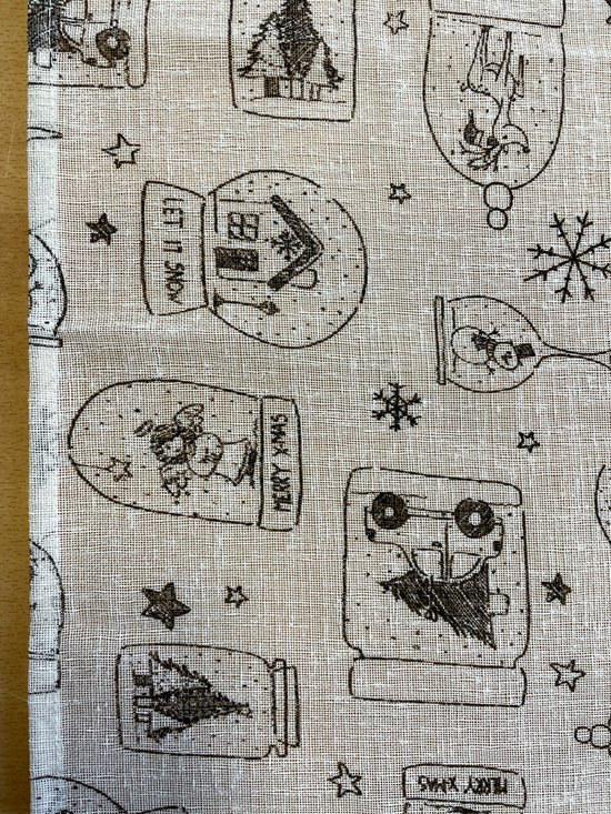 Tafelloper - Let it Snow - Wit - Kerst - Loper 150 cm | bol