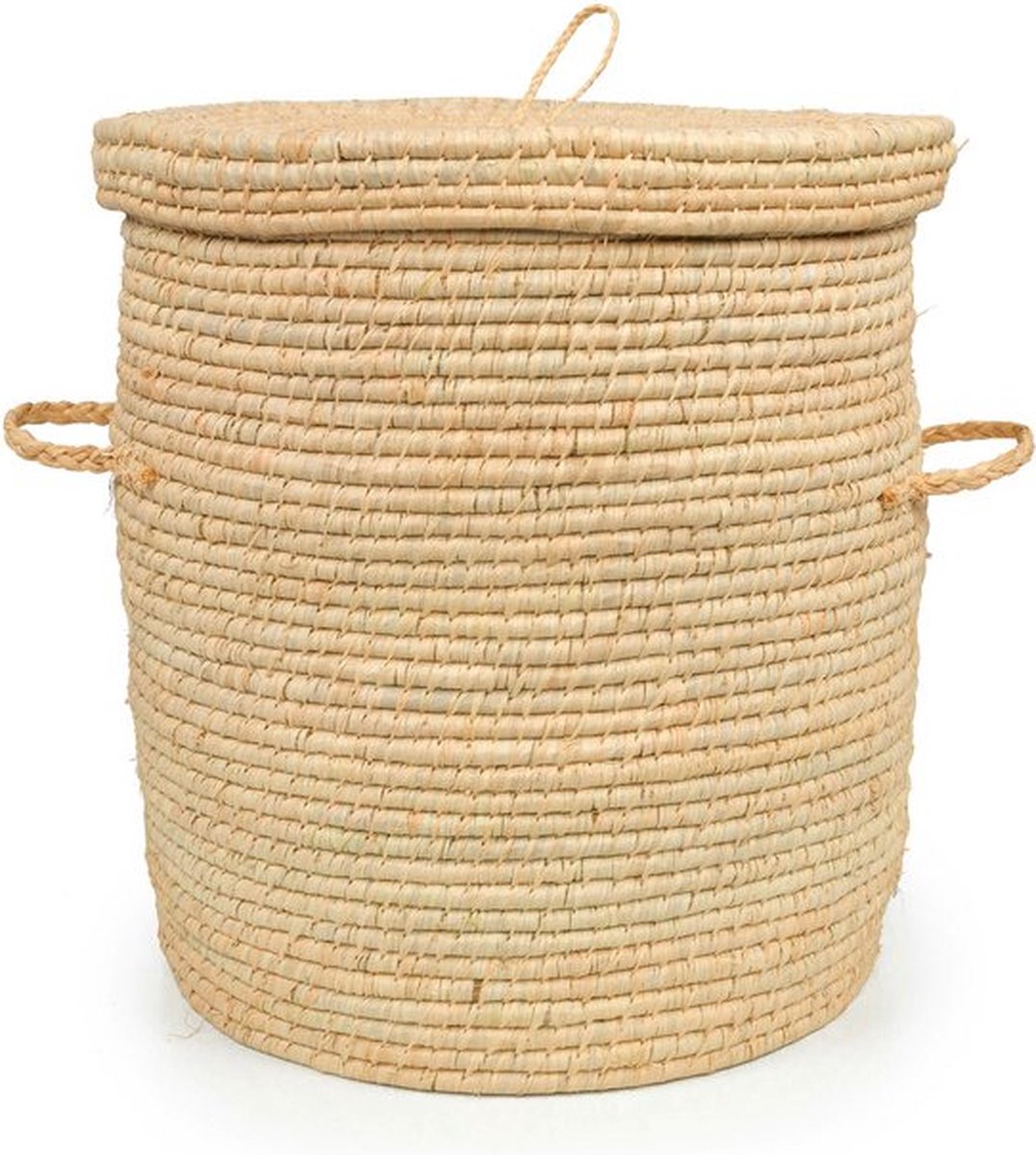Wasmand - Ø48x48cm - Naturel L - Opbergmand riet - Wasmand Riet - Mand ...