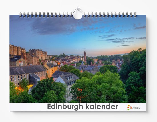 Edinburgh kalender XL 42 x 29.7 cm | Verjaardagskalender Edinburgh ...