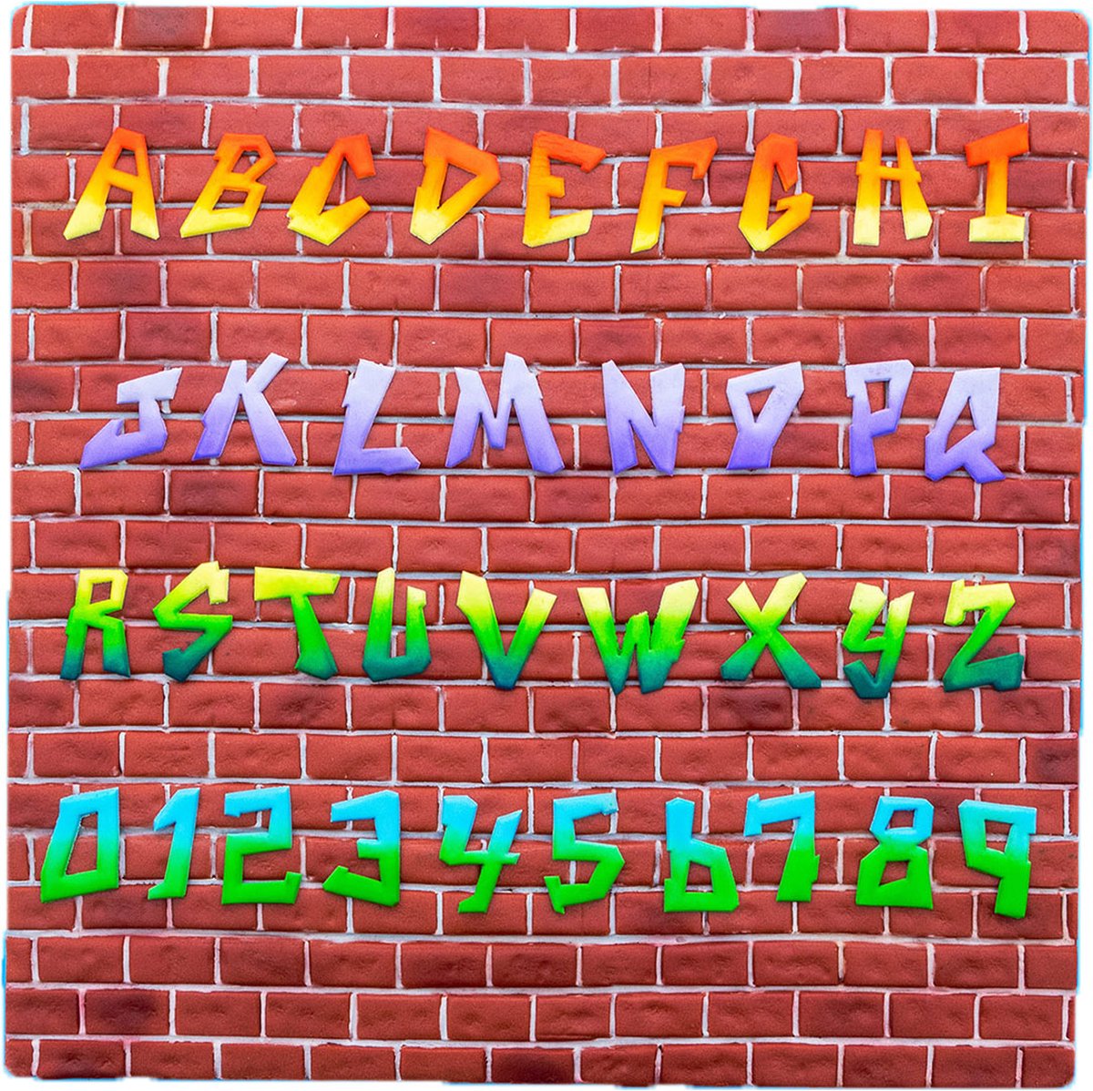 FMM - Graffiti Alfabet & Cijfer Font | bol.com