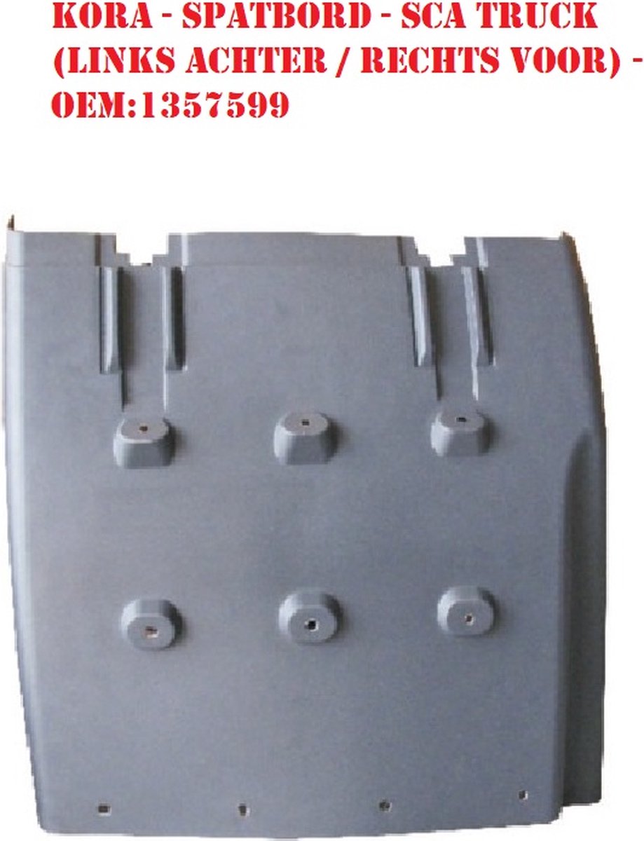 KORA - SPATBORD - SCANIA TRUCK (LINKS ACHTER / RECHTS VOOR) - OEM ...