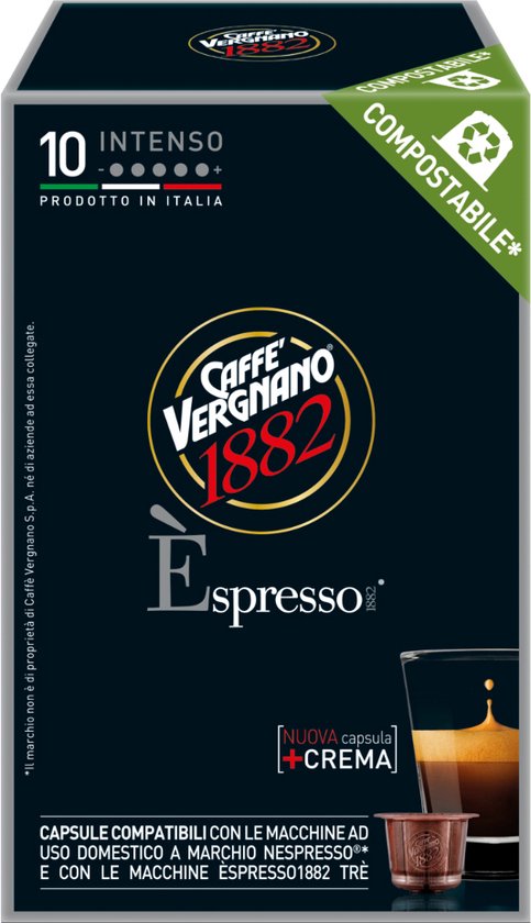 Caffe Vergnano Intenso capsules voor nespresso (10st) | bol