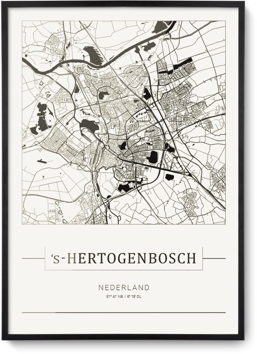 Stadskaart ‘s-Hertogenbosch - Plattegrond ‘s-Hertogenbosch – city map ...