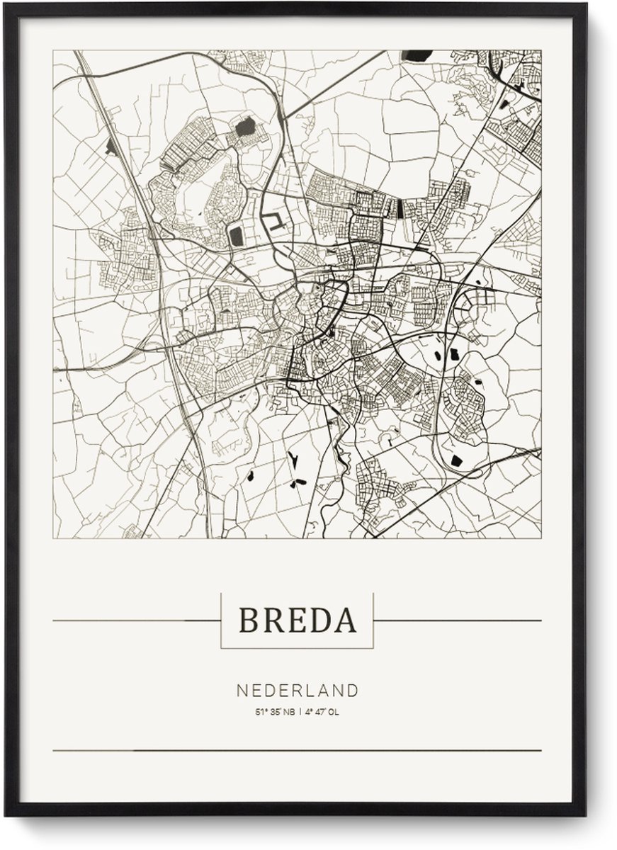 Plan de la ville de Breda - Plan de Breda - plan de la ville ...