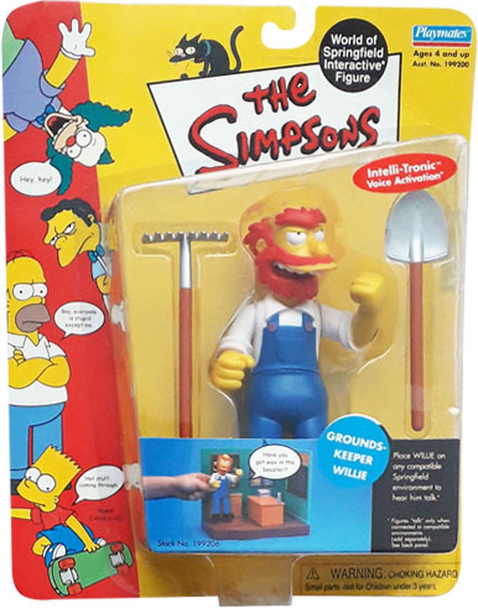 Playmates Toys – Groundskeeper Willie – The Simpsons – Actiefiguur ...