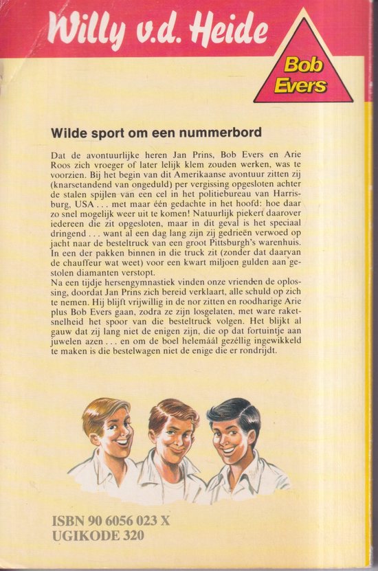 Bob Evers 23 : Wilde Sport om een Nummerbord, nvt | 9789060560235 ...