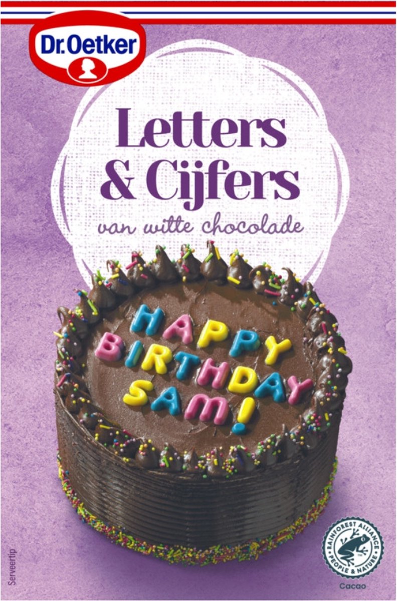 Dr. Oetker - Chocolade Letters en Cijfers | bol