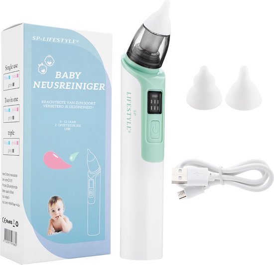 SP Lifestyle ® Neusreiniger Baby - Elektrische Neuszuiger met USB ...