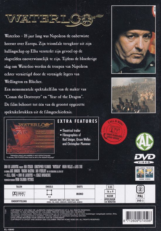 Waterloo (Dvd), Jack Hawkins | Dvd's | bol