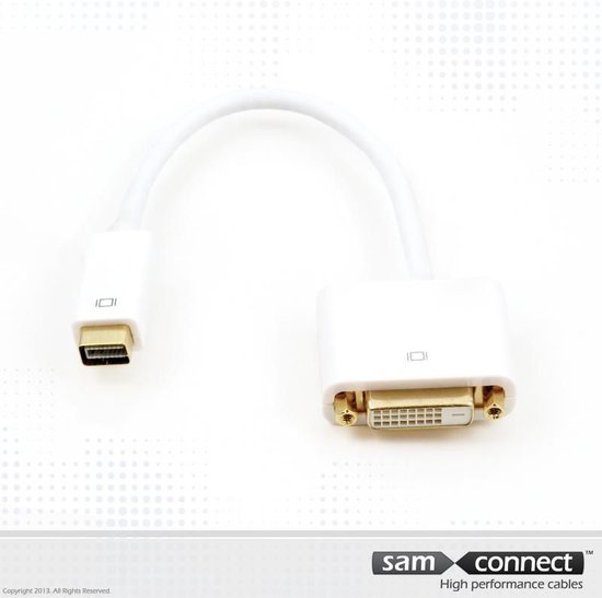 DVI-D naar mini DVI adapter, f/m | bol