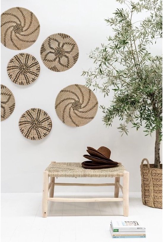 Rotan wandborden - Set van 3 - Mandala Wanddecoratie - Ronde Wandborden ...