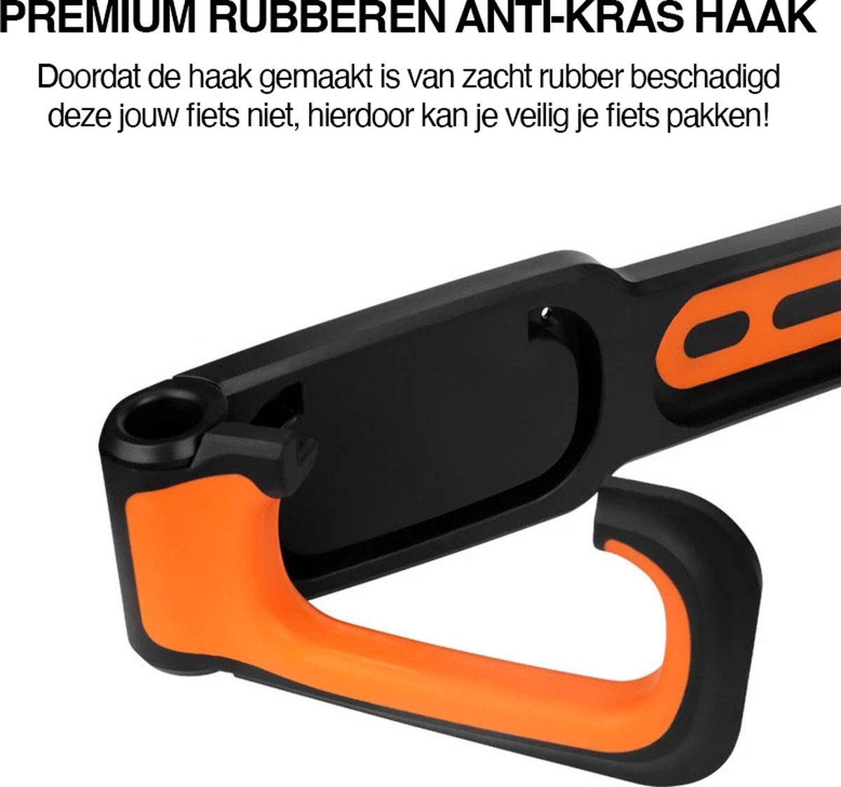 Consumerce® Premium Muurbeugel voor Fiets met Anti-Slip Wit ...