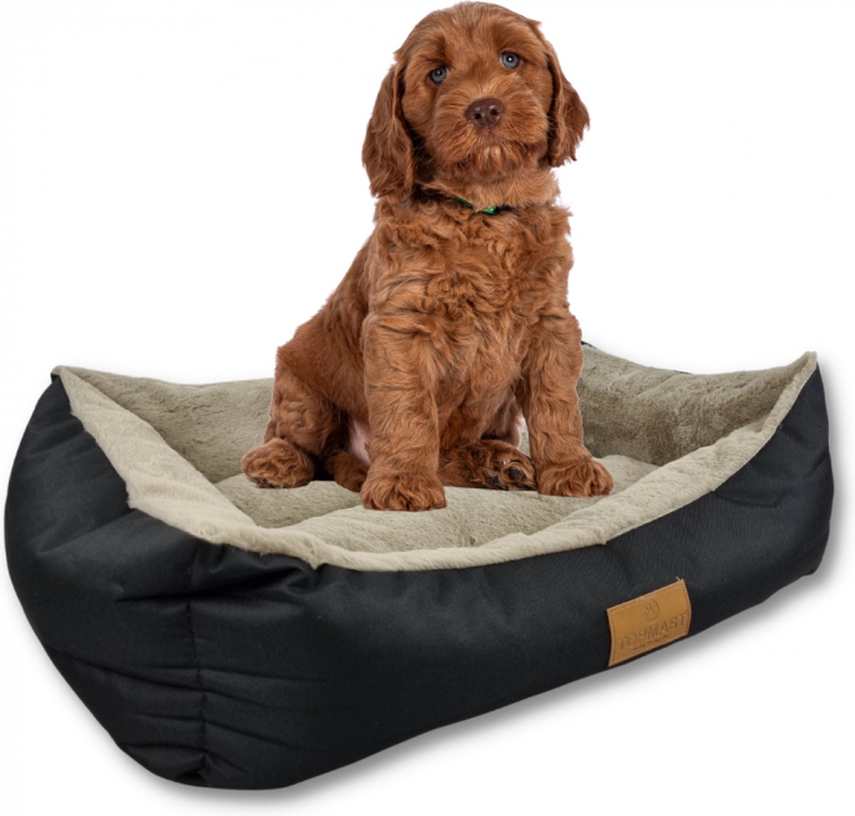 Topmast Fluffy Line - Hondenmand - 70 x 50 x 22 cm - Zandkleurig ...