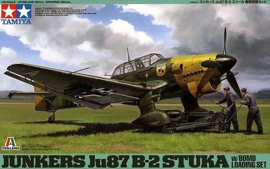 Tamiya 1:48 JU87 B-2 STUKA WITH BOMB LOADING SET | bol.com