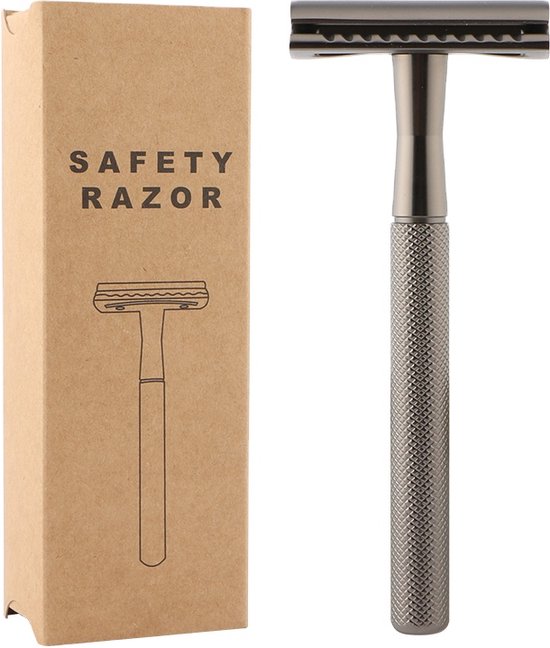 BathQueen Safety Razor - Zwart - 20 gratis scheermesjes ...