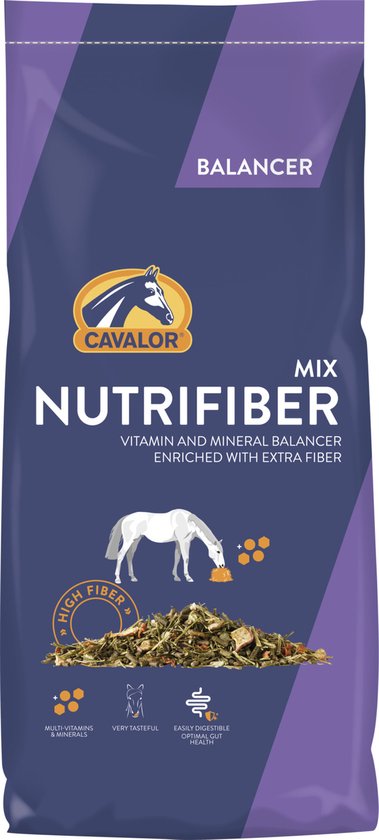 Cavalor Nutri Fiber - Paardenvoer - 15 kg | bol