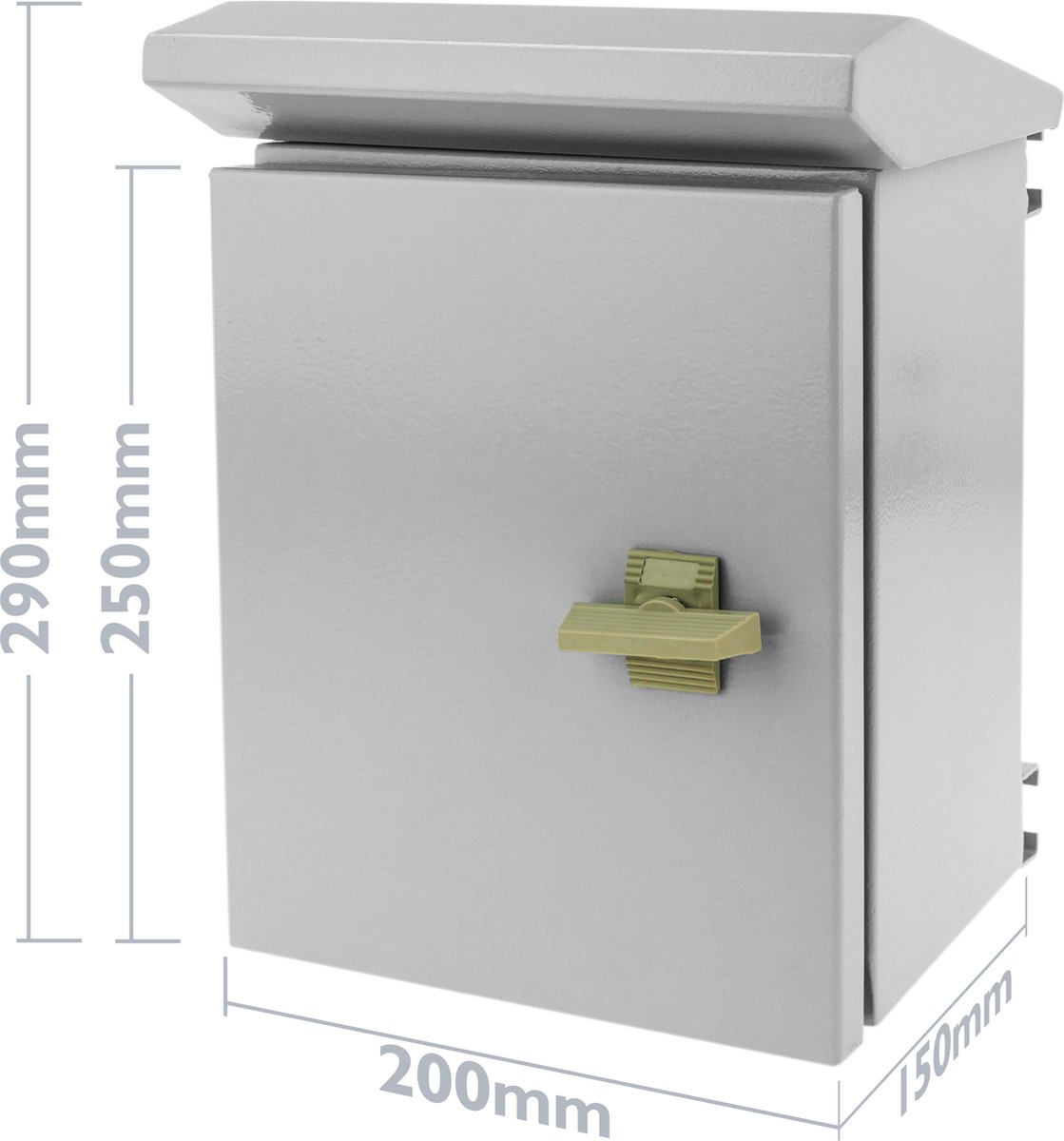 BeMatik - Metalen elektrische verdeelkast met IP65-bescherming voor ...