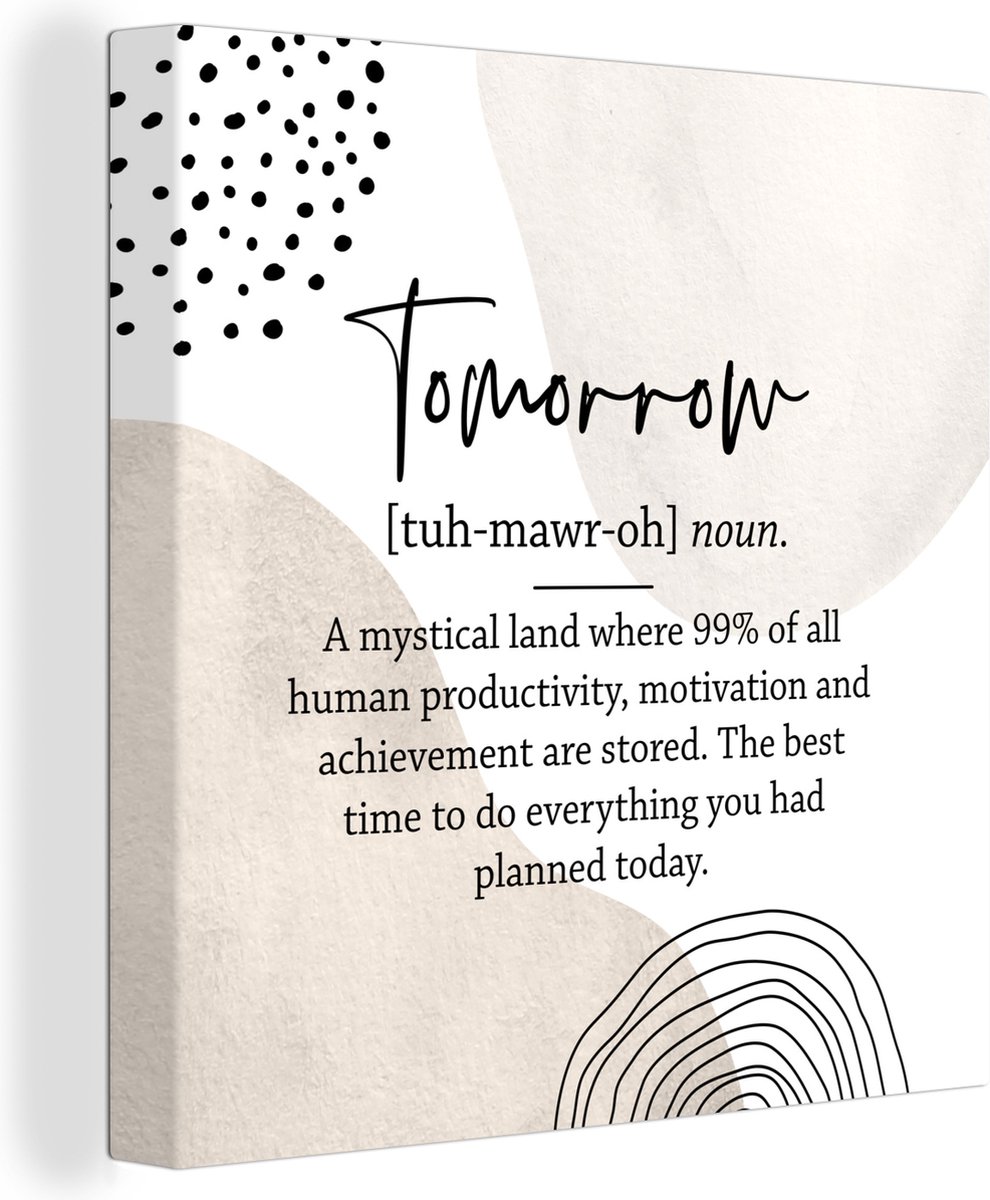 Toile - Citation sur toile - Temps - Ménage - Famille - Amitié ...