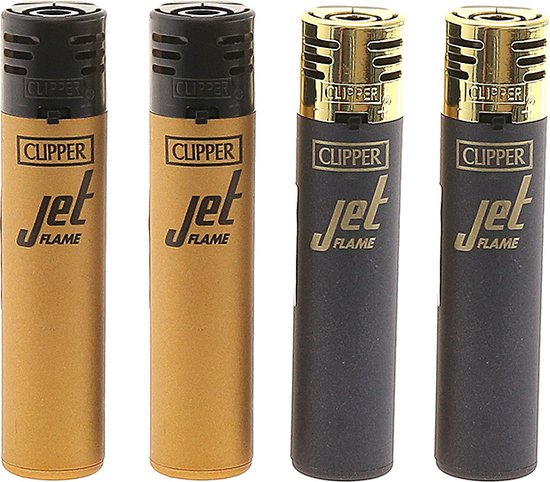 Clipper Jet Flame - Gold and Black - 4 stuks | bol.com