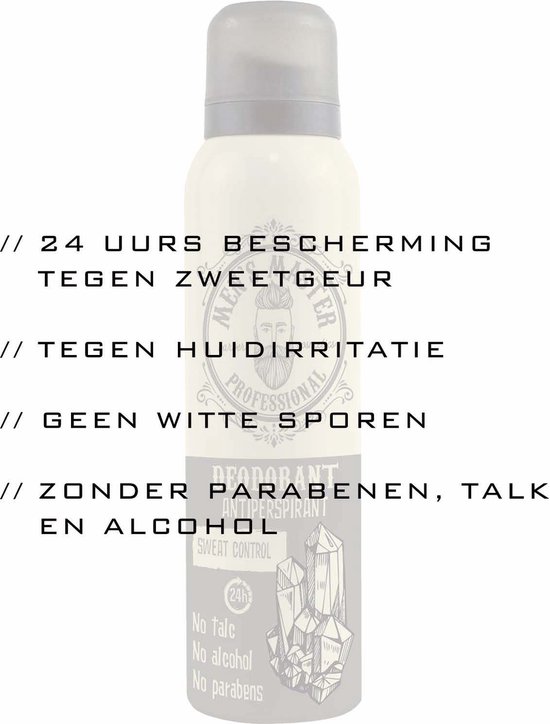 Men's Master Deodorant Man Voordeelverpakking - 24 Uurs Bescherming ...