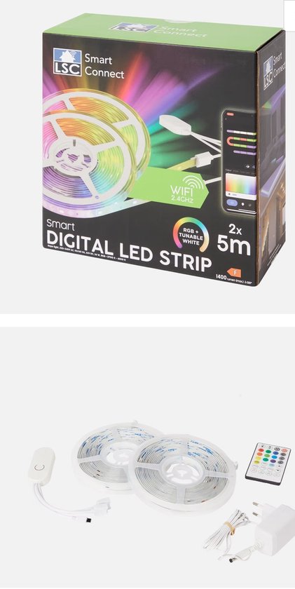 LSC Smart Connect digitale ledstrips - Ledstrip - Smart Connect | bol.com