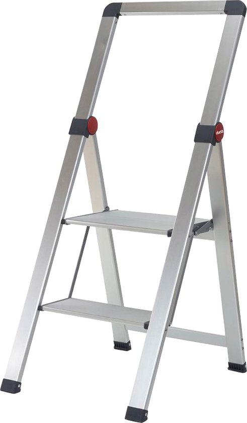 Cheqo® Stevige Huishoudtrap - Inklapbaar - Keukentrap - Trapje - 2 ...