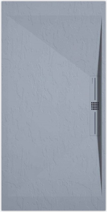 Sanifun douchebak Stone Side Gray Slate 1000 x 1000 P | bol