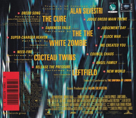 Judge Dredd [Original Soundtrack], Cocteau Twins | CD (album) | Muziek ...