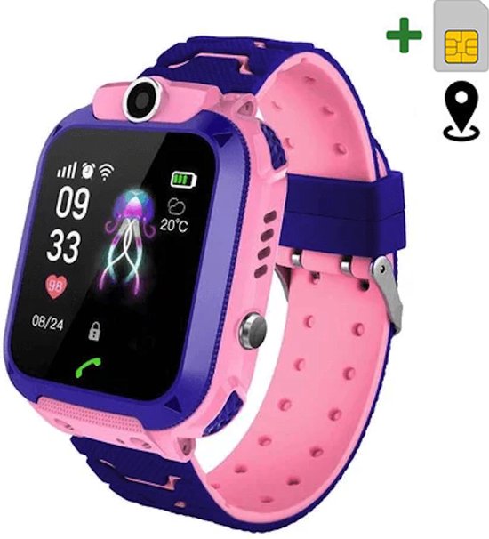 GPS Horloge Kind - Smartwatch kinderen - Kinder Smartwatch - Tracker ...