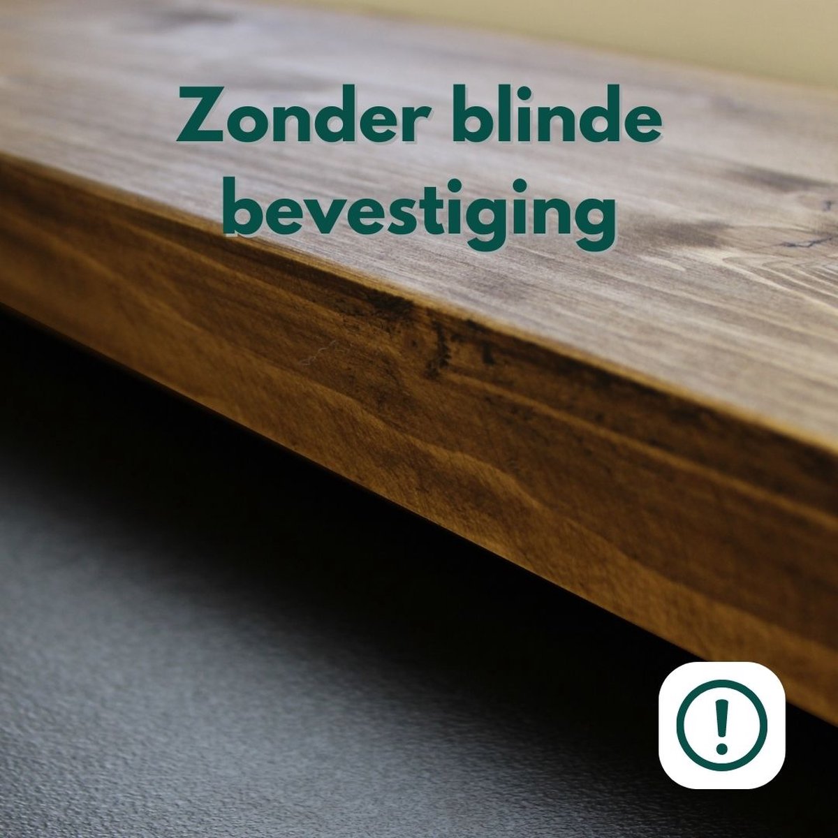 Wandplank Hout| 200x30 - Boomstam Muurplank - Boekenplank | bol