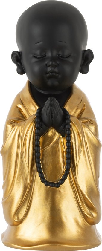 Monnik Ketting Polyresine Zwart/Goud | bol