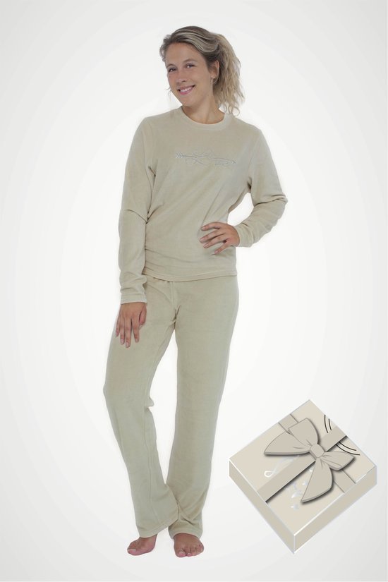 Dames velours pyjama-lounge set-huispak in geschenkdoos, maat L, kleur ...